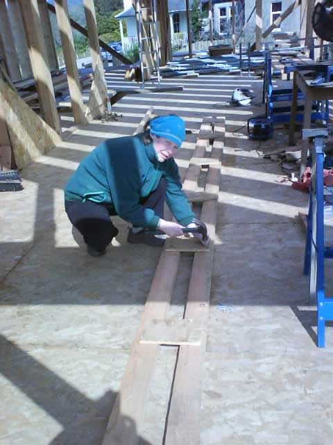 Final Ladder Studs and Gables – Larick House